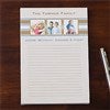 Personalized Photo Notepads - 3 Pictures - Classy Stripes - Office Gifts