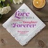 14527 - Love Is Forever Personalized Wedding Handkerchief
