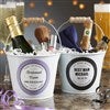 19578 - Wedding Party Favor Personalized Mini Metal Bucket