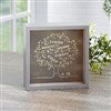 Personalized LED Light Shadow Box - Tree of Life