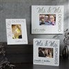 Personalized Wedding Box Picture Frame - Stamped Elegance