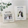 Infinite Love Personalized Wedding Shiplap Picture Frame