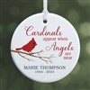 Personalized Cardinal Memorial Ornaments