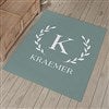 Laurel Initial Personalized 48x60 Area Rug - For The Home