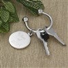 Personalized Silver Plated Key Ring