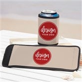 Create Your Own Custom Bottle Wrap & Can Wrap - Grey