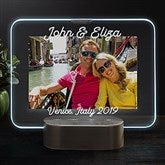 Vertical LED Picture Frame Engraved Light Up Glass Frame - Photo Gifts