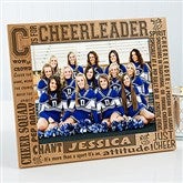 Personalized Cheerleader Picture Frame - 4x6 Photo