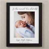New Baby Personalized Matted Frame - 16x20 Horizontal