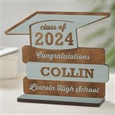 Graduation Personalized Red Wood Keepsake