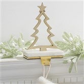 Metal & Marble Snowflake Christmas Stocking Holder