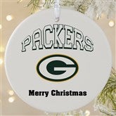 NFL Green Bay Packers Personalized Photo Ornament - 2 Sided Glossy