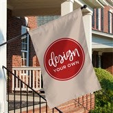 Design Your Own Personalized House Flag- Slate Blue