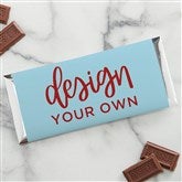 Design Your Own Personalized Candy Bar Wrappers- Baby Blue