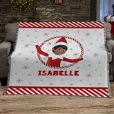 The Elf on the Shelf Personalized 60x80 Plush Fleece Blanket