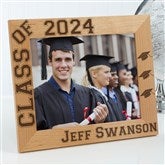 Personalized 5x7 Graduation Photo Frame - Hats Off