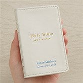 Personalized Baptism Bible - New Testament - Customer Reviews