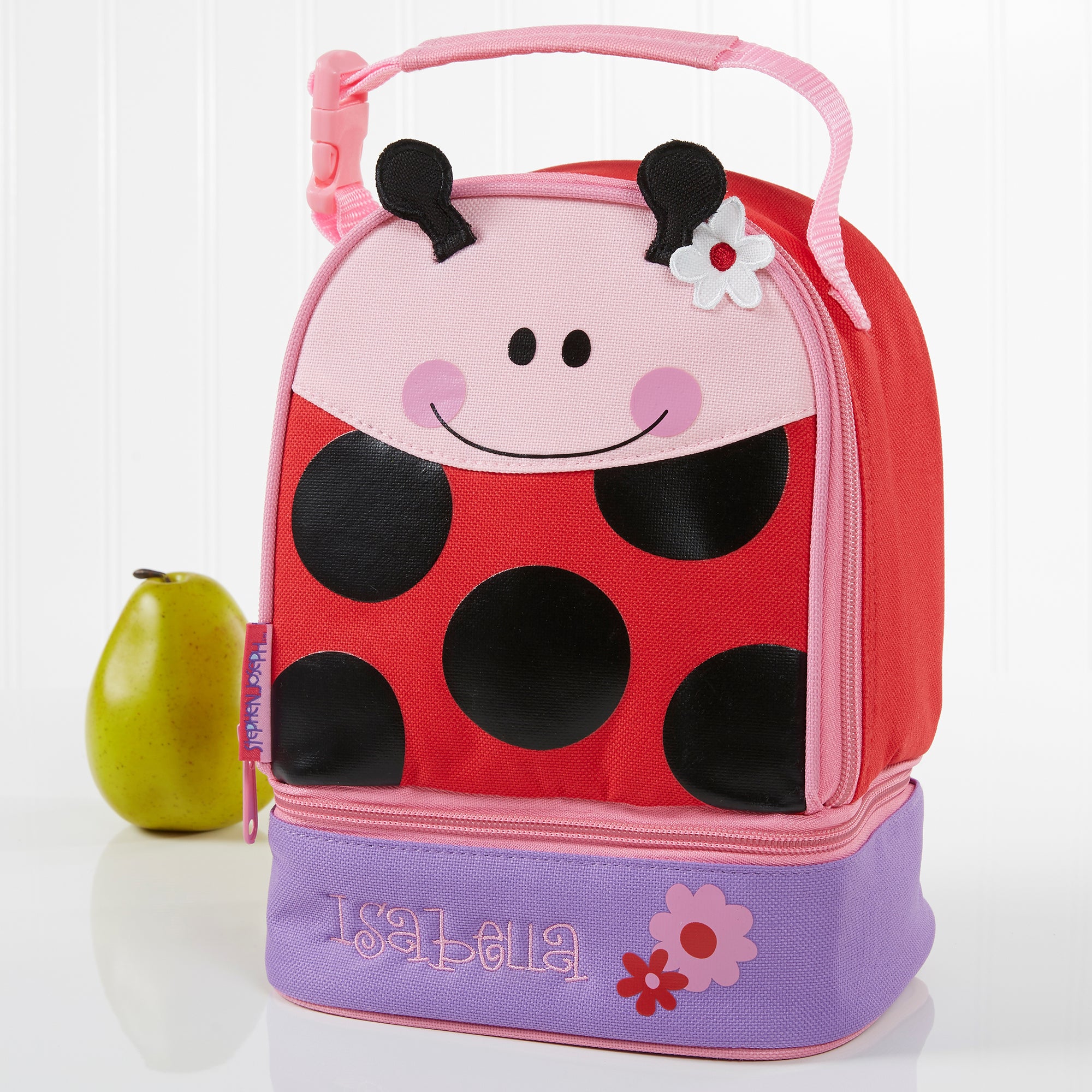 11301 - Ladybug Embroidered Lunch Bag by Stephen Joseph