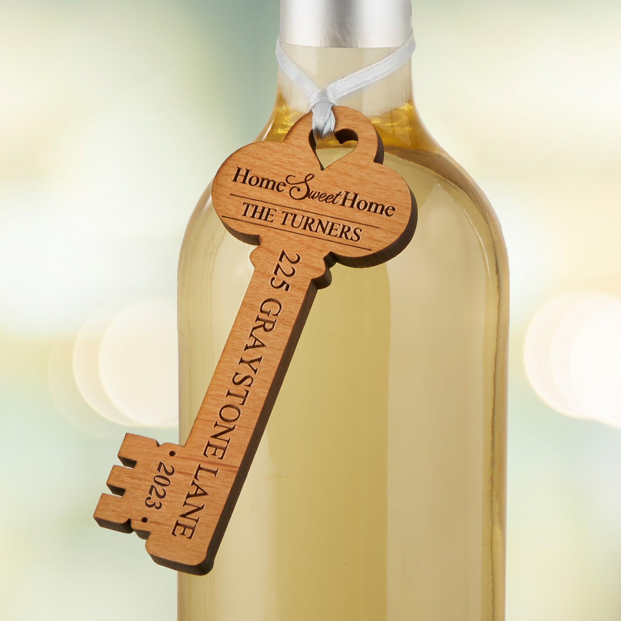 17235 - New Home Personalized Key Ornament