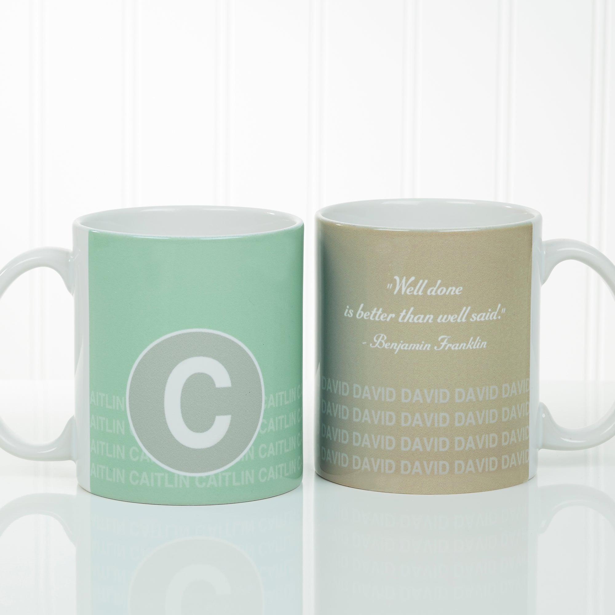 17556 - Sophisticated Quotes Personalized Coffee Mug