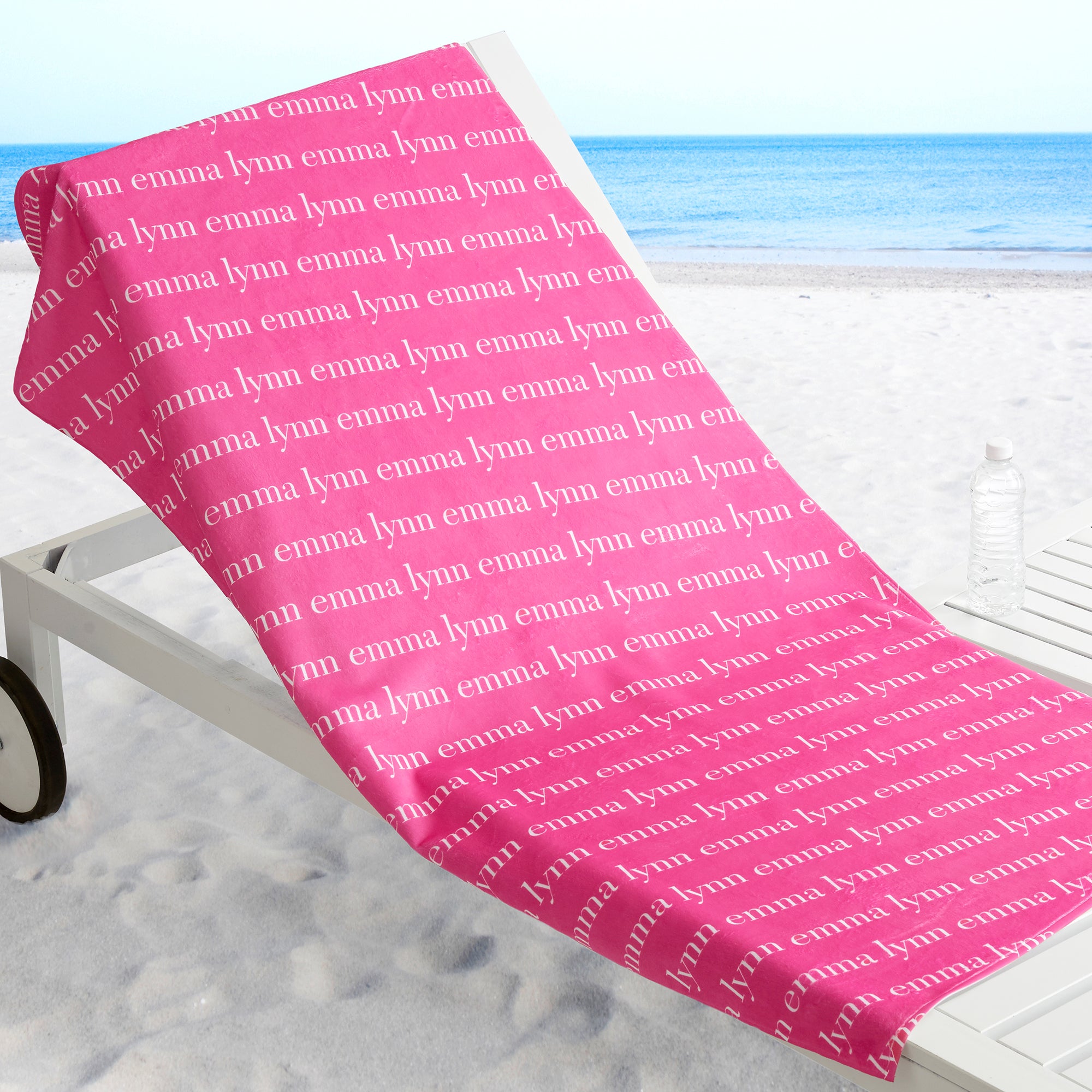 18671 - Playful Name Personalized Beach Towel