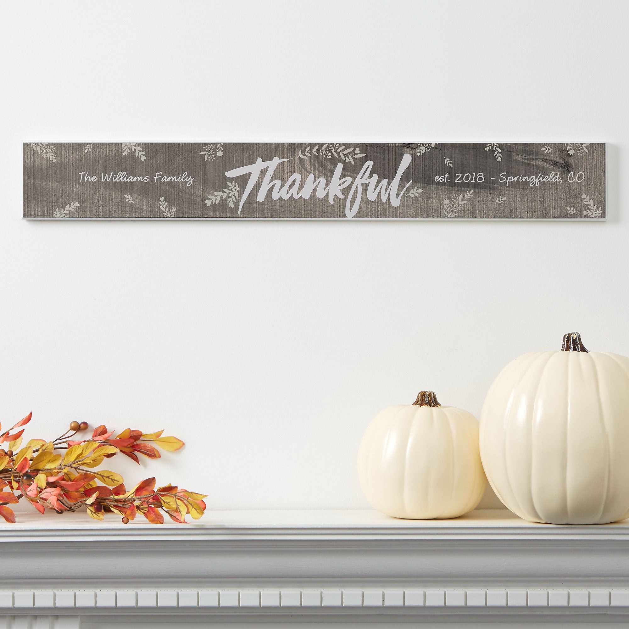 19113 - Cozy Home Personalized Wooden Sign