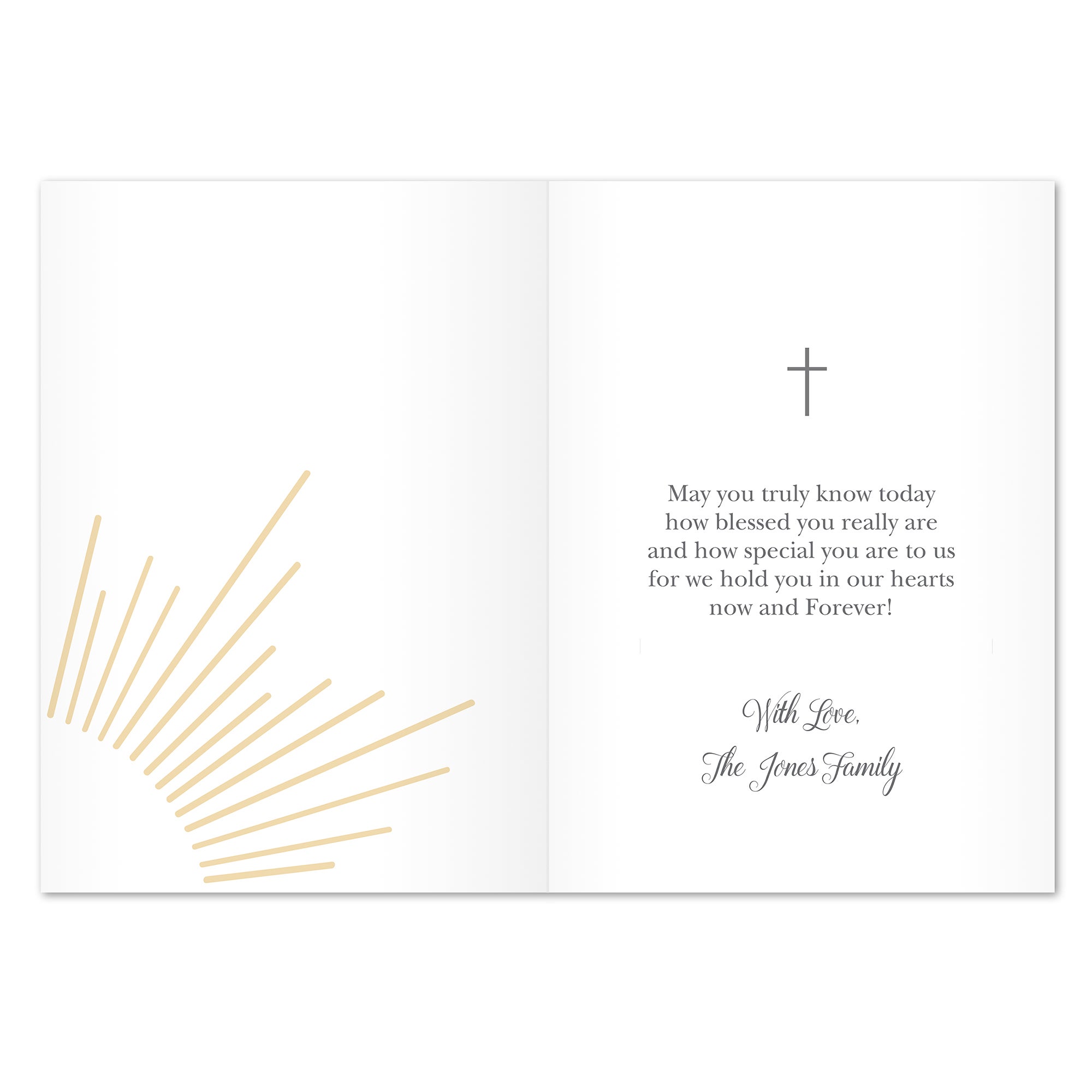 20457 - You're A Blessing Personalized Greeting Card