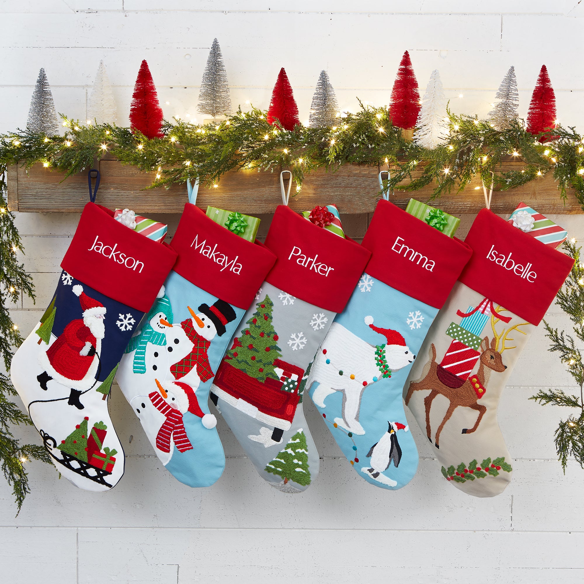 24241 - Modern Character Personalized Christmas Stocking