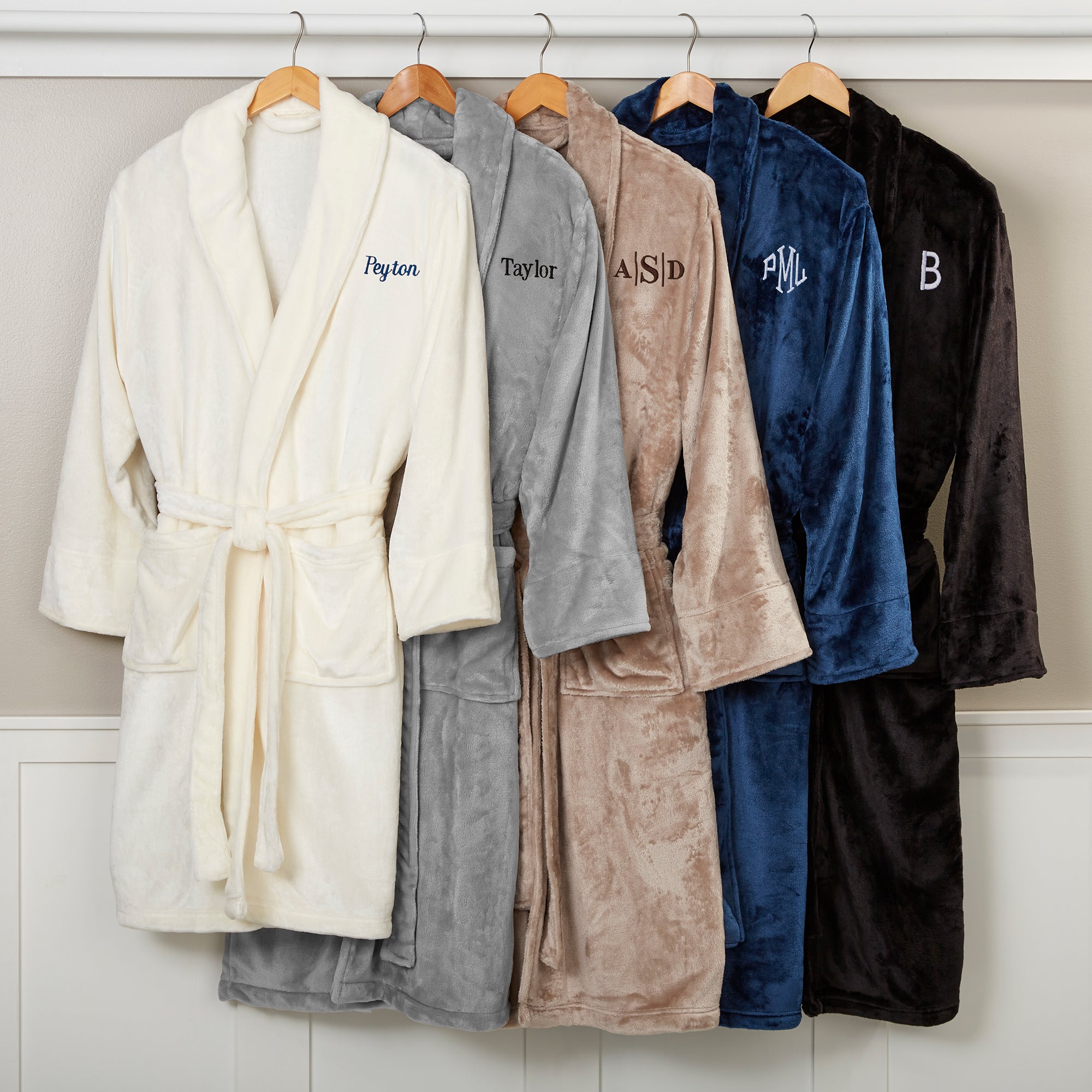 25873 - Just For Him Personalized Luxury Fleece Robe