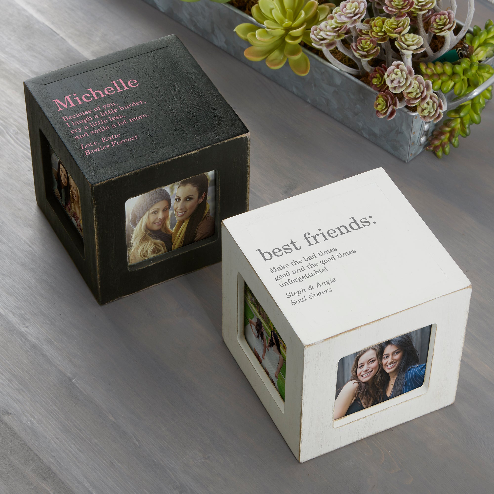 26244 - Special Friendship Personalized Photo Cubes
