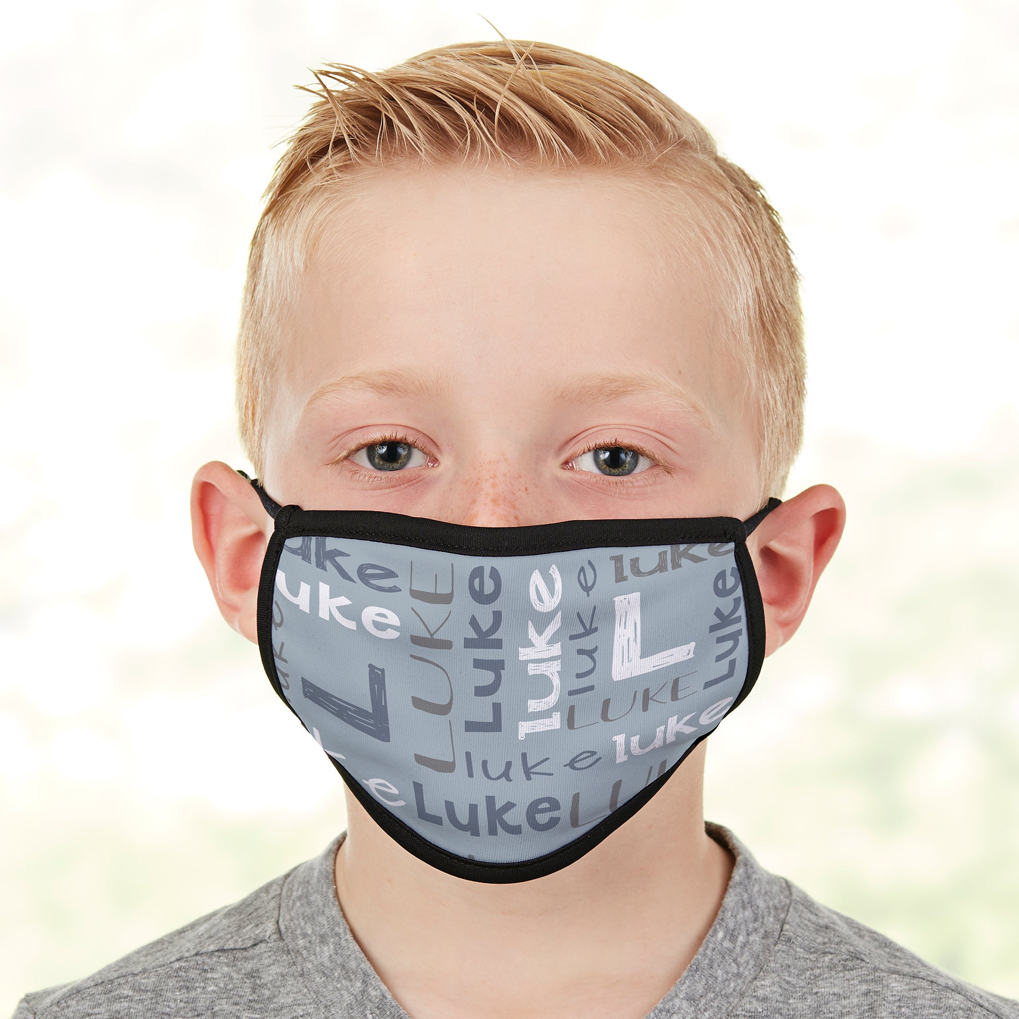 28632 - Youthful Name For Boys Personalized Kids Face Mask
