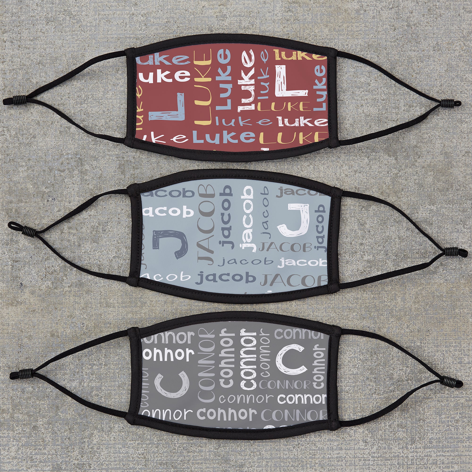 28632 - Youthful Name For Boys Personalized Kids Face Mask