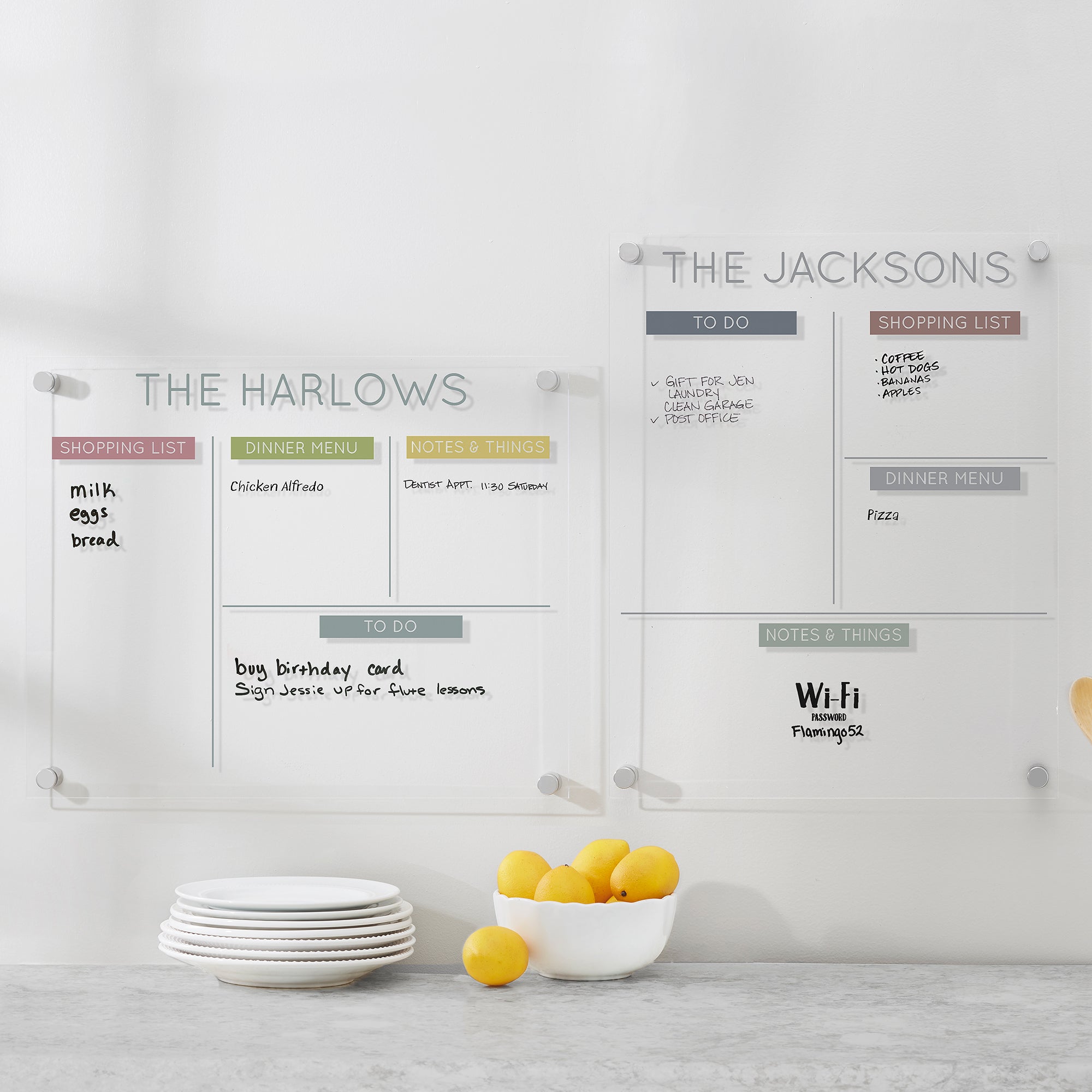 32335 - Personalized Clear Acrylic Message Board