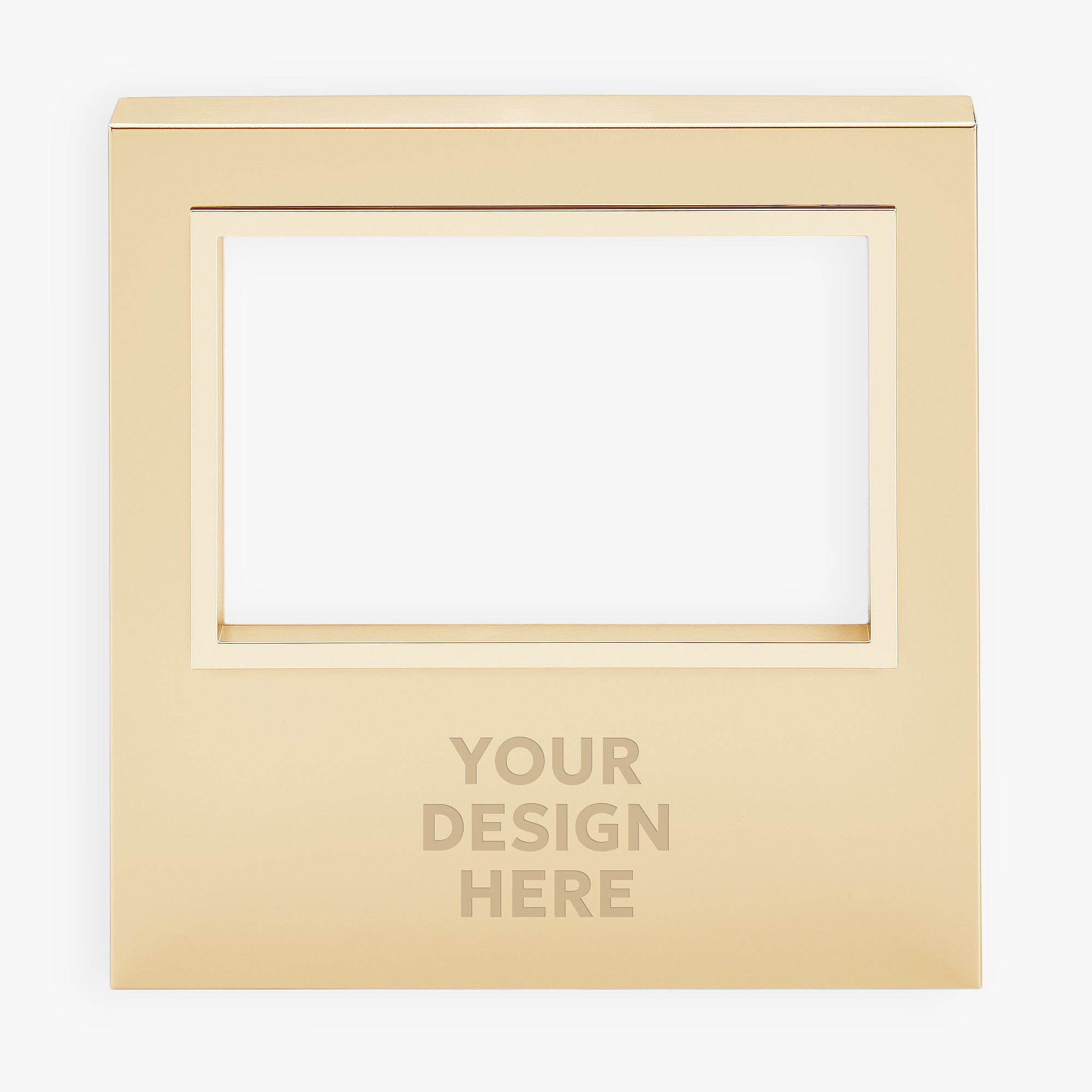 Engraved Logo Gold Uptown 4x6 Picture Frame | Corporate Gifts