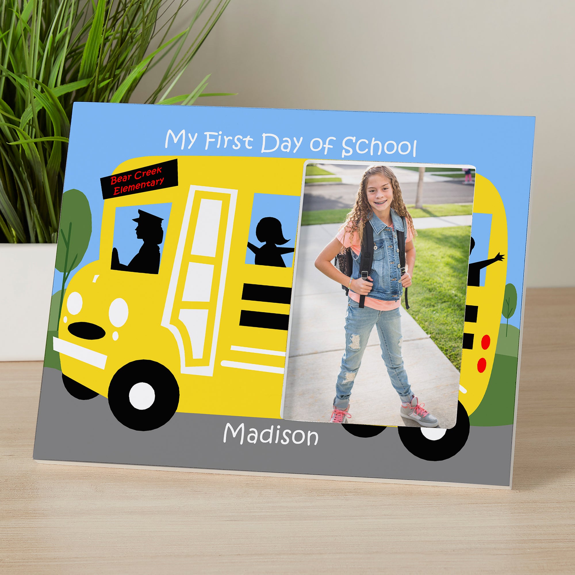 5641 - My First Day Of School Personalized Frame