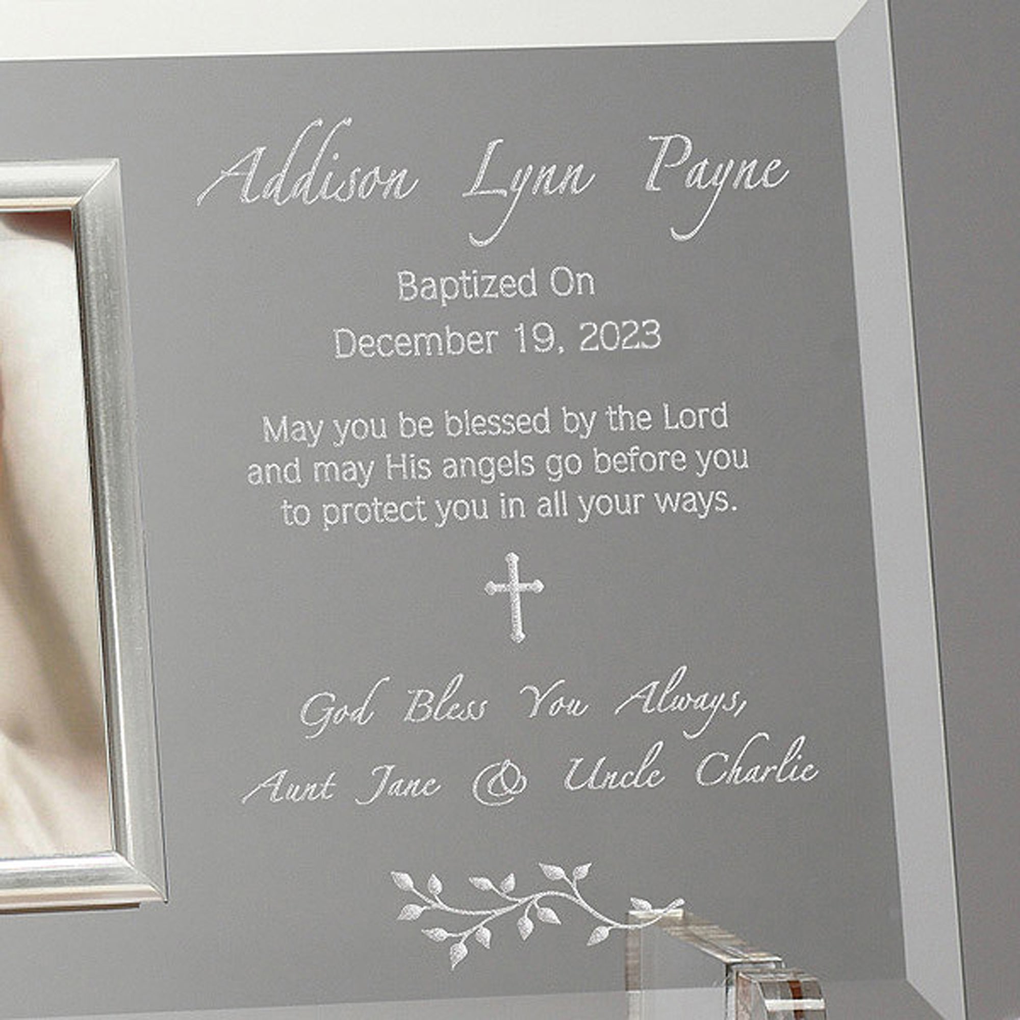 6105 - Christening Day Personalized Frame