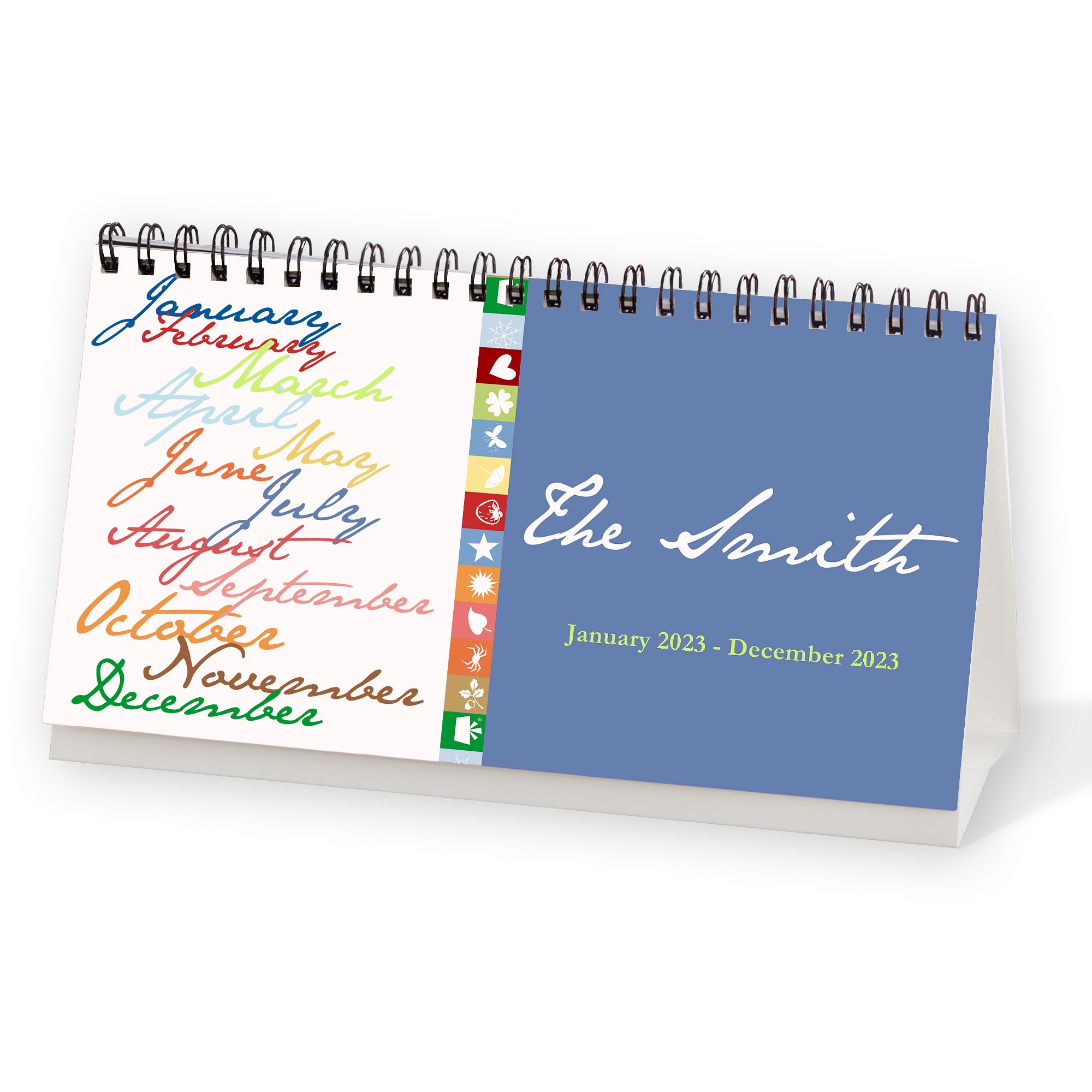 9594 - Seasons Change Personalized Photo Desk Calendar