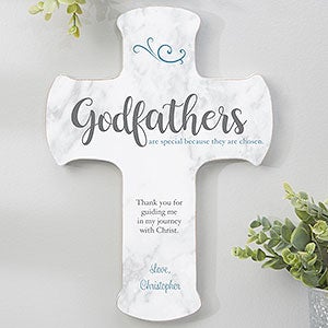 Godparents Are Special Personalized Wood Angel Godparent Gift