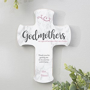 Godparents Are Special Personalized Wood Angel Godparent Gift