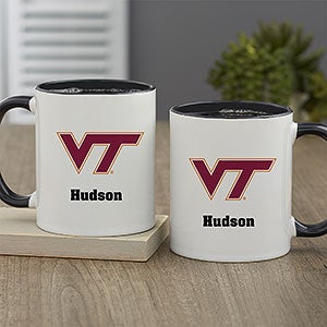 NCAA Virginia Tech Hokies Personalized Tumbled Stone Coaster Set
