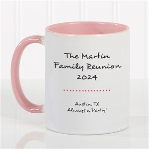 Family Reunion Personalized Party Banners