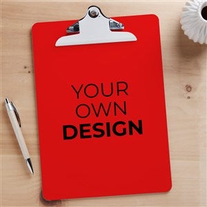Design Your Own Personalized Clipboard- Red