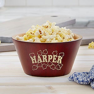 Personalized Popcorn Bowl - Individual Bowls