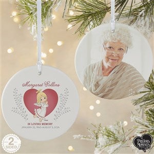 Personalized Precious Moments Memorial Photo Ornament