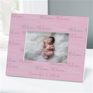 Personalized Modern Baby Girl Picture Frames