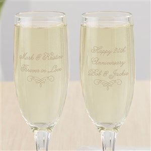 Personalized Champagne Flute - Write Your Own Text