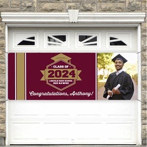 Class Of Personalized Graduation Photo Banner - 45x108