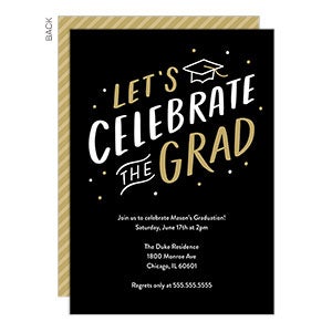 Celebrate the Grad Party Invitation
