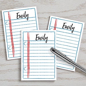 Notebook Scribbles Personalized Mini Notepads - Set of 3