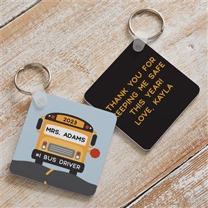 Best Bus Driver Personalized Bus Driver Keychain